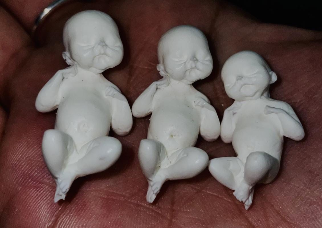 3D Baby Mold,silicone Mold, Polymer Clay Mold, Resin, Plaster, Soap ...