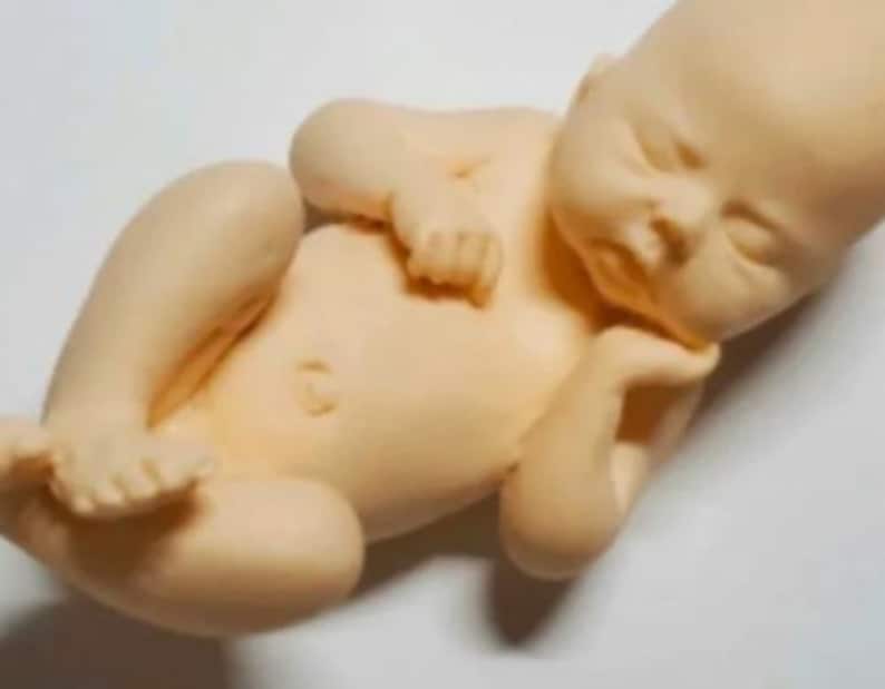 3D Baby Mold,silicon Mold, Polymer Clay Mold, Resin, Candle, the ...