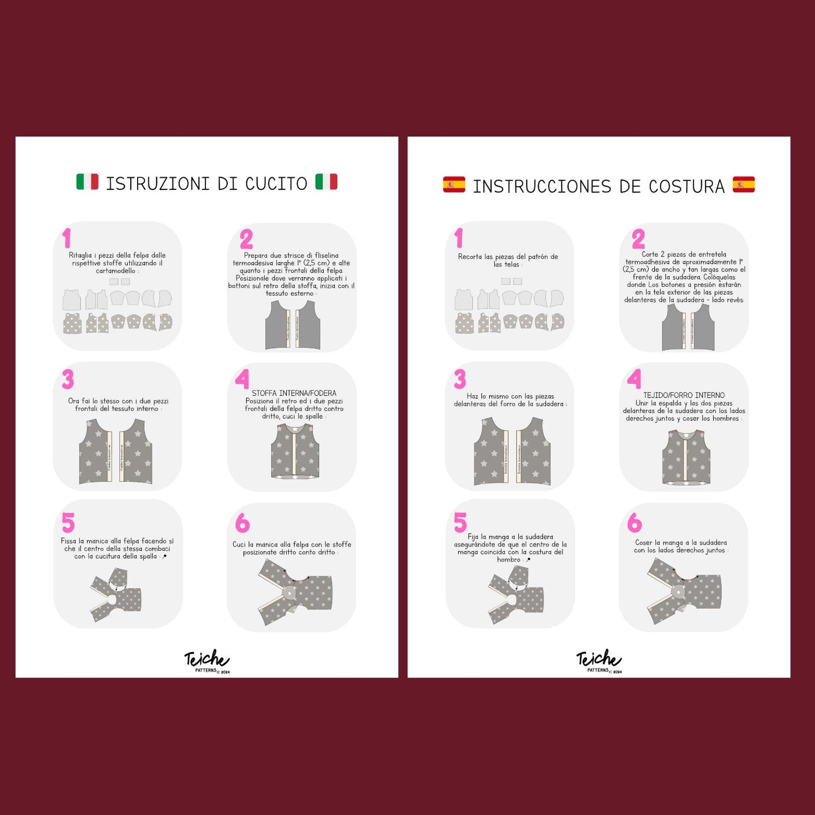 Hoodie Sewing Pattern for Kids Hoodie Pattern Reversible Hoodie PDF ...