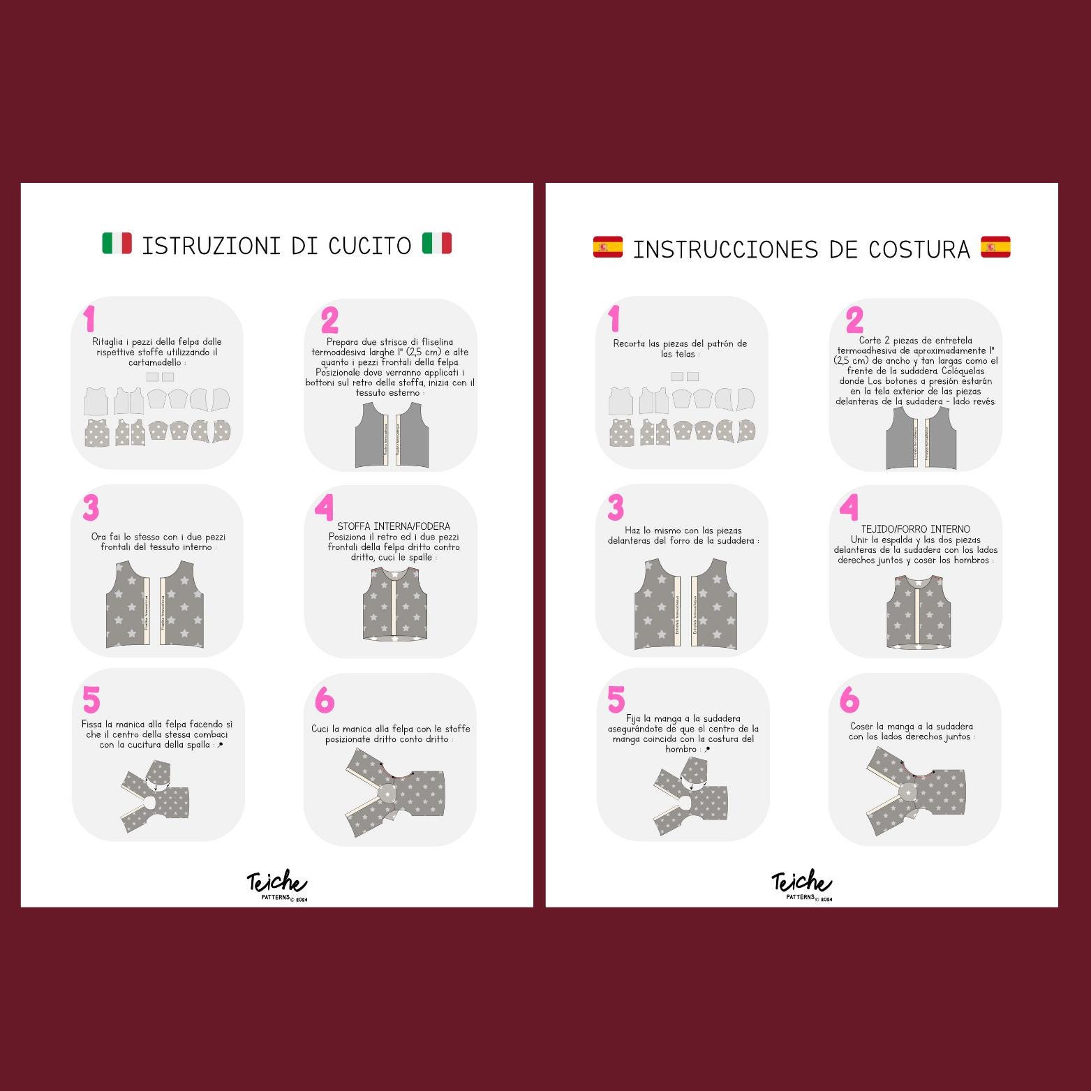 Hoodie Sewing Pattern for Kids Hoodie Pattern Reversible Hoodie PDF ...