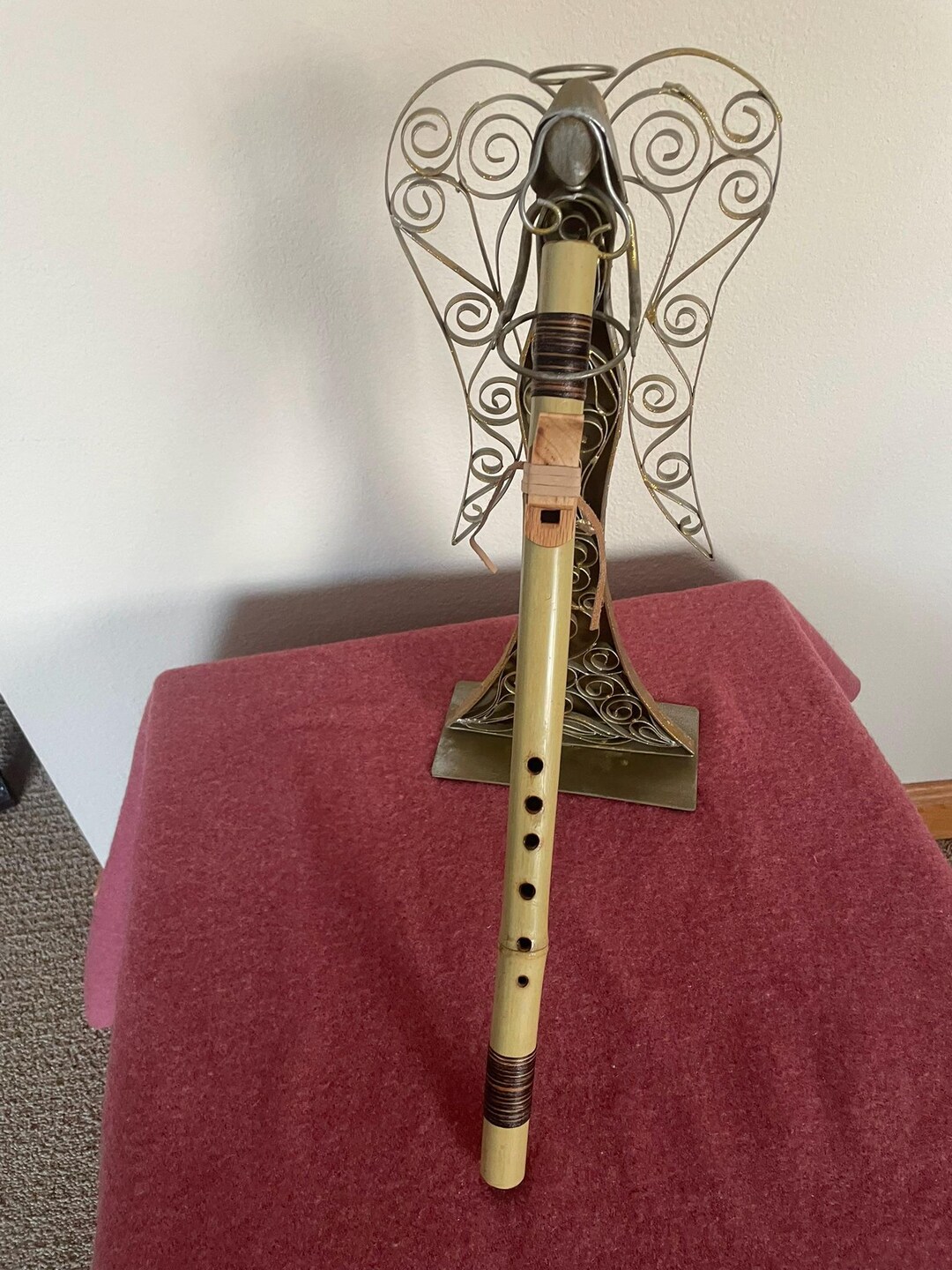 Native American Style Flute - in the Key of G (#14) and Wax - Etsy