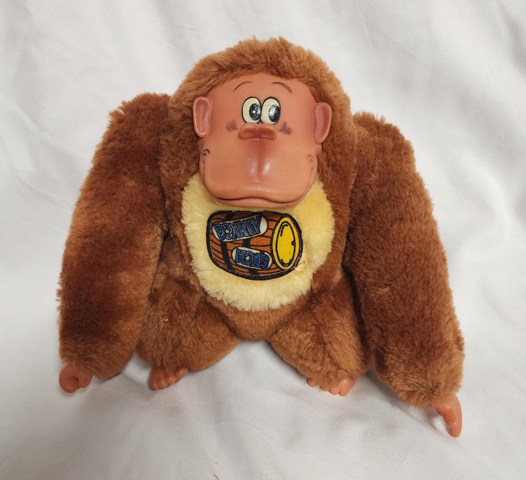 1980's Vintage Donkey Kong 7" Plush - Etsy
