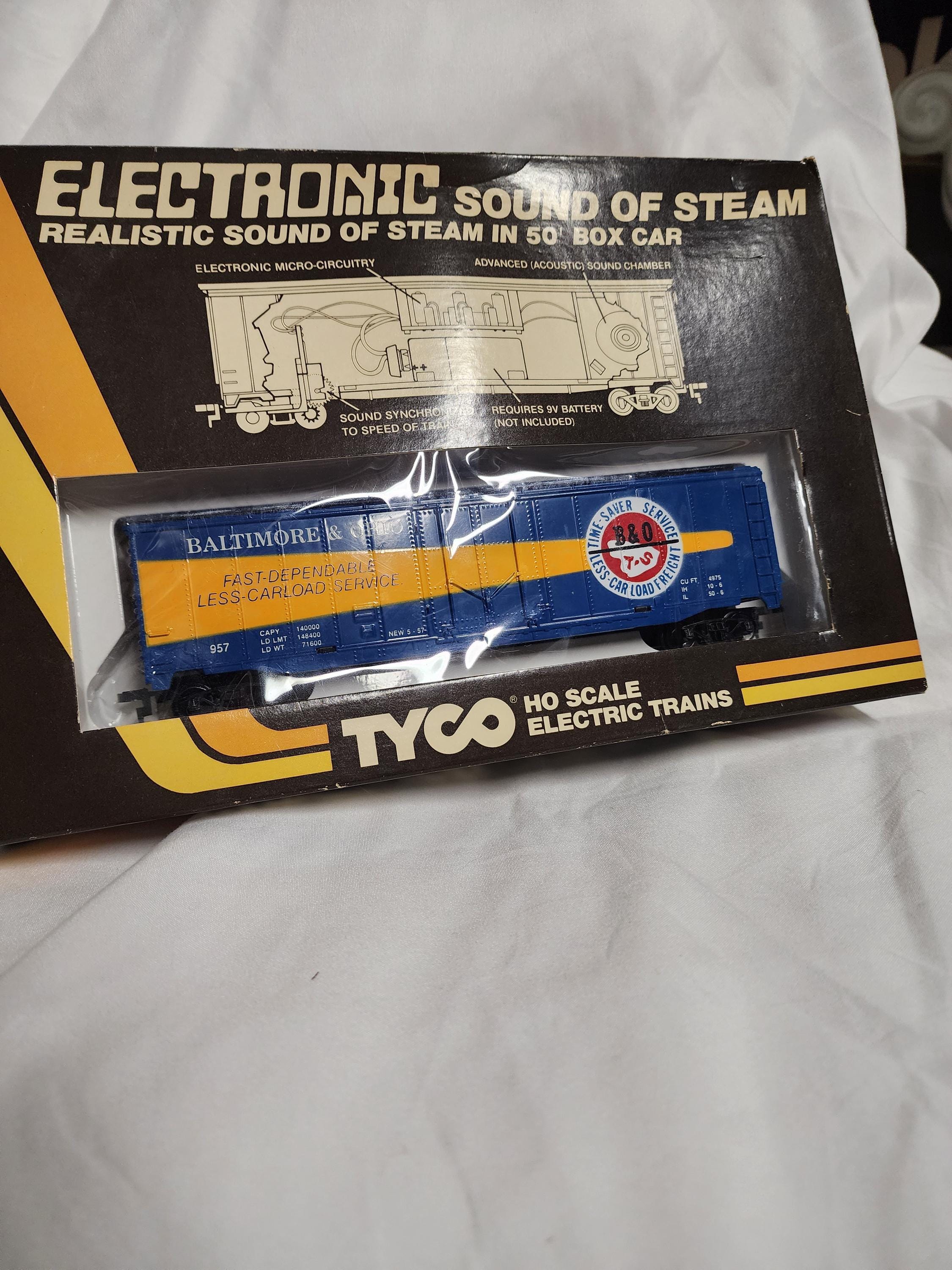 Tyco Electronic Sound of Steam Box Car - Etsy