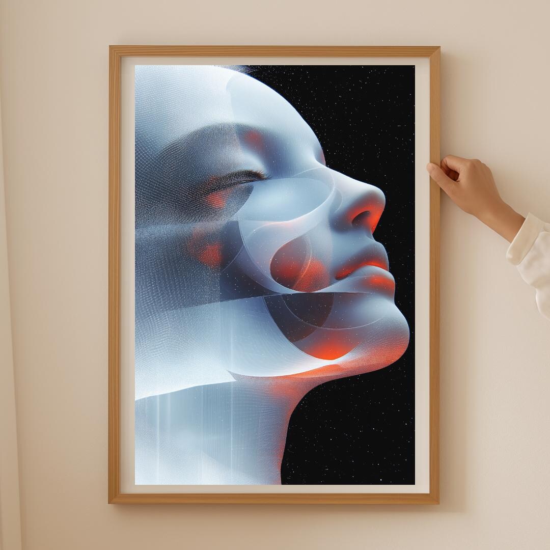 Peacefull Silhouette Poster Mental Health Wall Art Therapy Office Decor ...