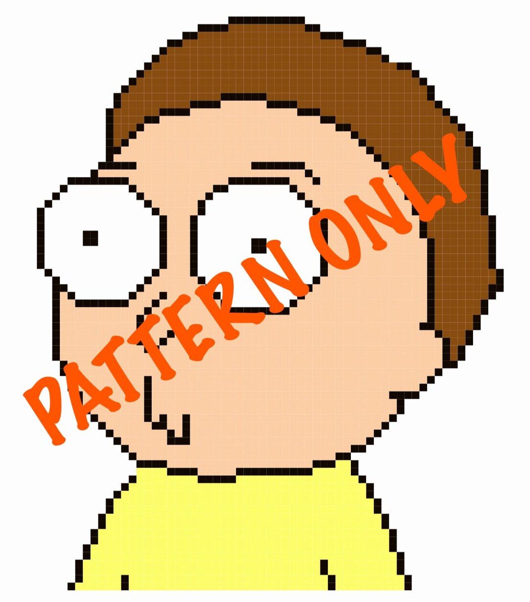 Rick & Morty (morty) Crochet Pattern - Etsy