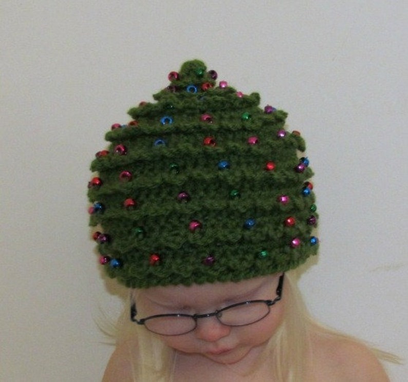 Christmas Tree Hat Crochet Pattern: Holiday Beanie (PDF Pattern) - Etsy