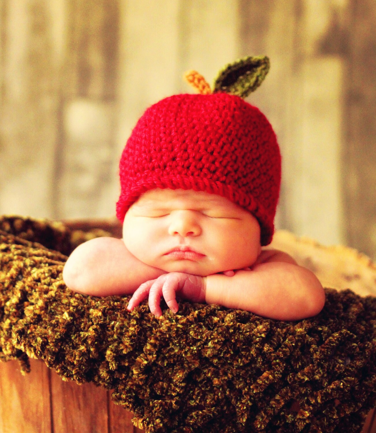 Baby APPLE Hat CROCHET PATTERN in 5 Sizes 0-10 Years Baby | Etsy