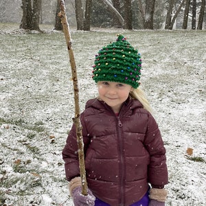 Christmas Tree Hat Crochet Pattern: Holiday Beanie (PDF Pattern) - Etsy