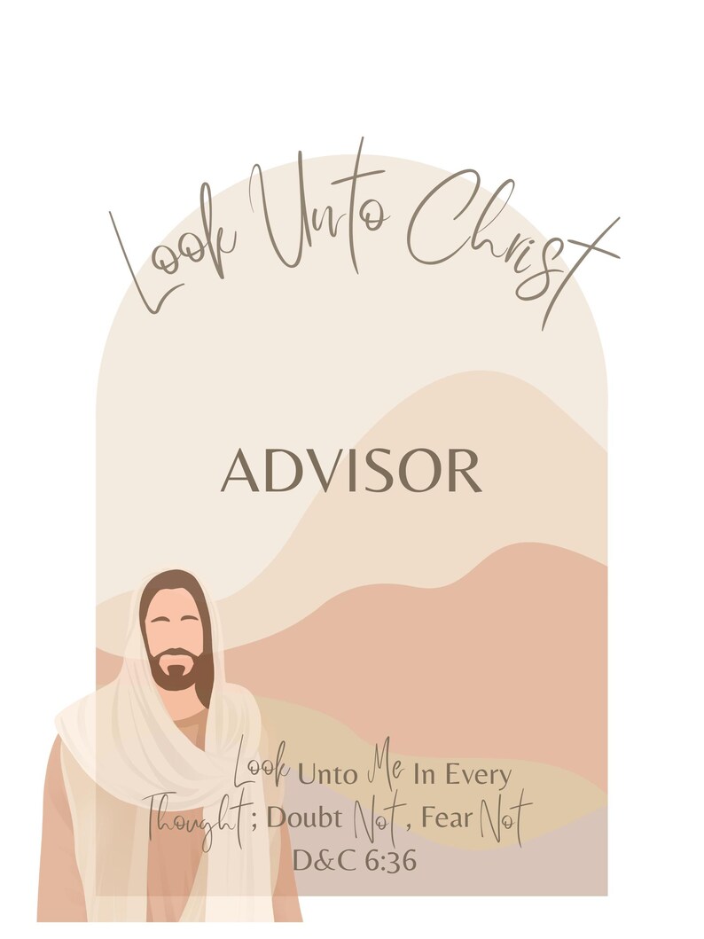 Look Unto Christ 2025 Binder Covers - Etsy