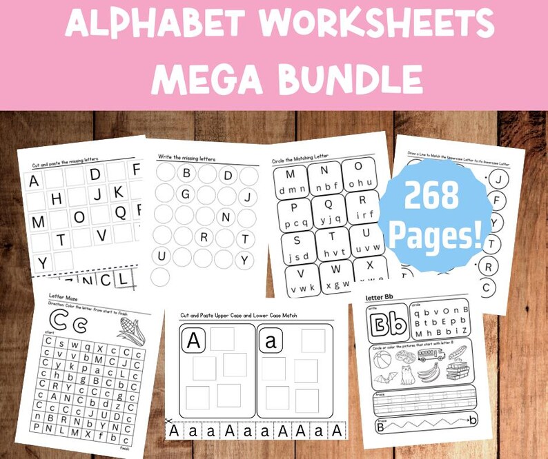 Preschool Activity Alphabet Worksheets Kindergarten Alphabet Tracing ...