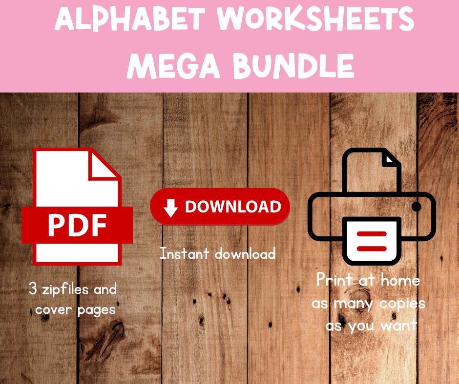 Preschool Activity Alphabet Worksheets Kindergarten Alphabet Tracing ...