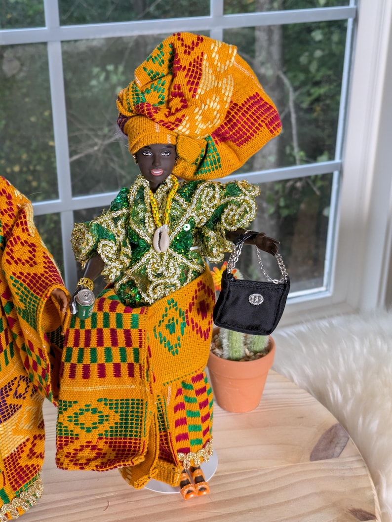 Male & Female Couple, 2 Barbie Dolls OOAK Redressed in African Clothes ...