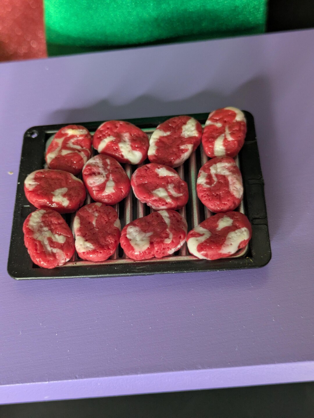12 PCS Dollhouse Barbie Miniature Ribeye Steak to Grill Meat on Broiler ...