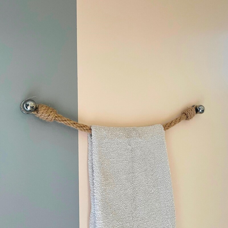 Rope Towel Holder - Etsy