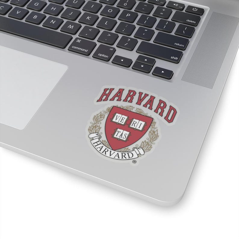 Harvard Ivy League Sticker, College Merchandise, Laptop Stickers ...