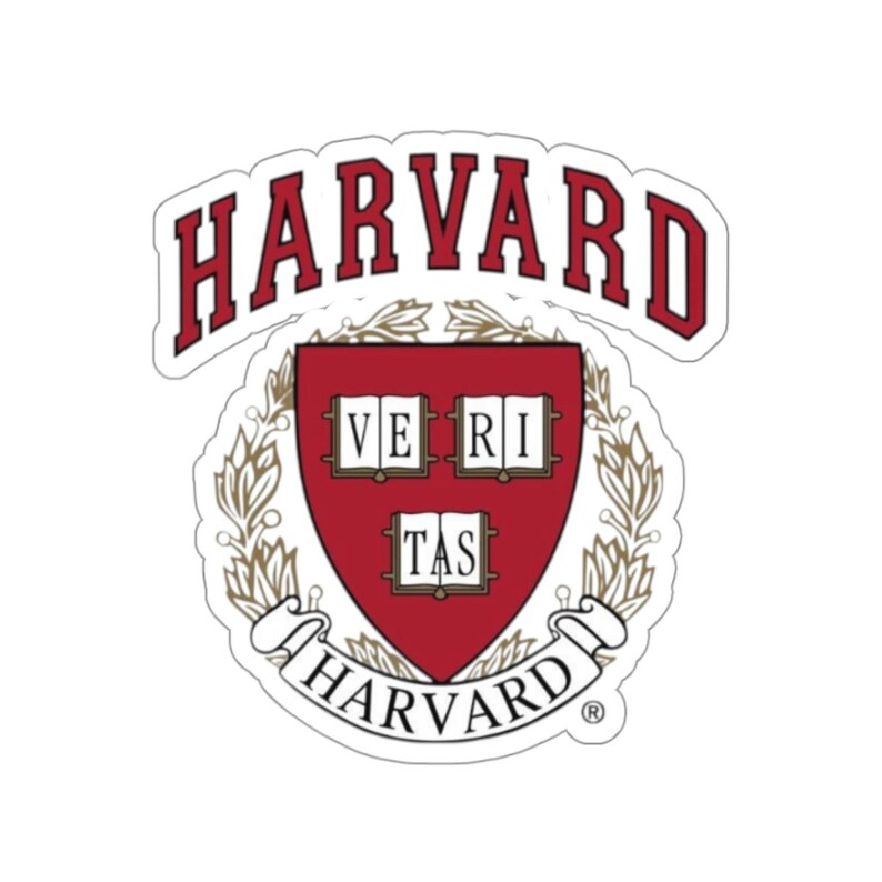 Harvard Ivy League Sticker, College Merchandise, Laptop Stickers ...