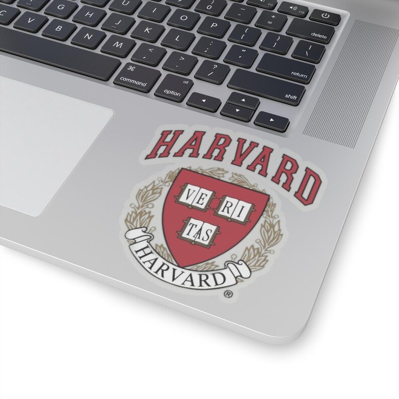 Harvard Ivy League Sticker, College Merchandise, Laptop Stickers ...