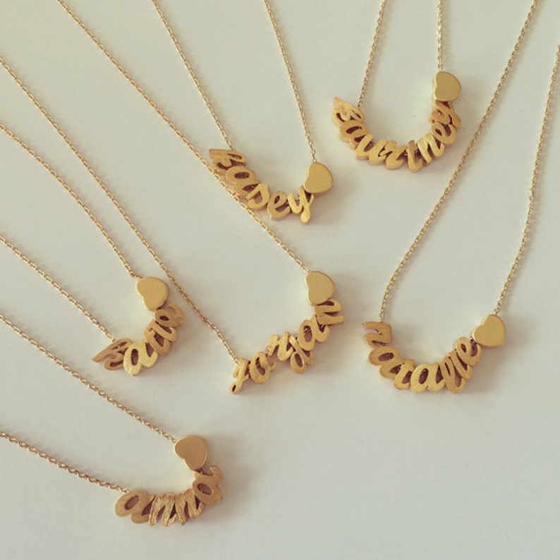 Sale Tiny Gold Cursive Letter Necklace...gold Script Initial - Etsy