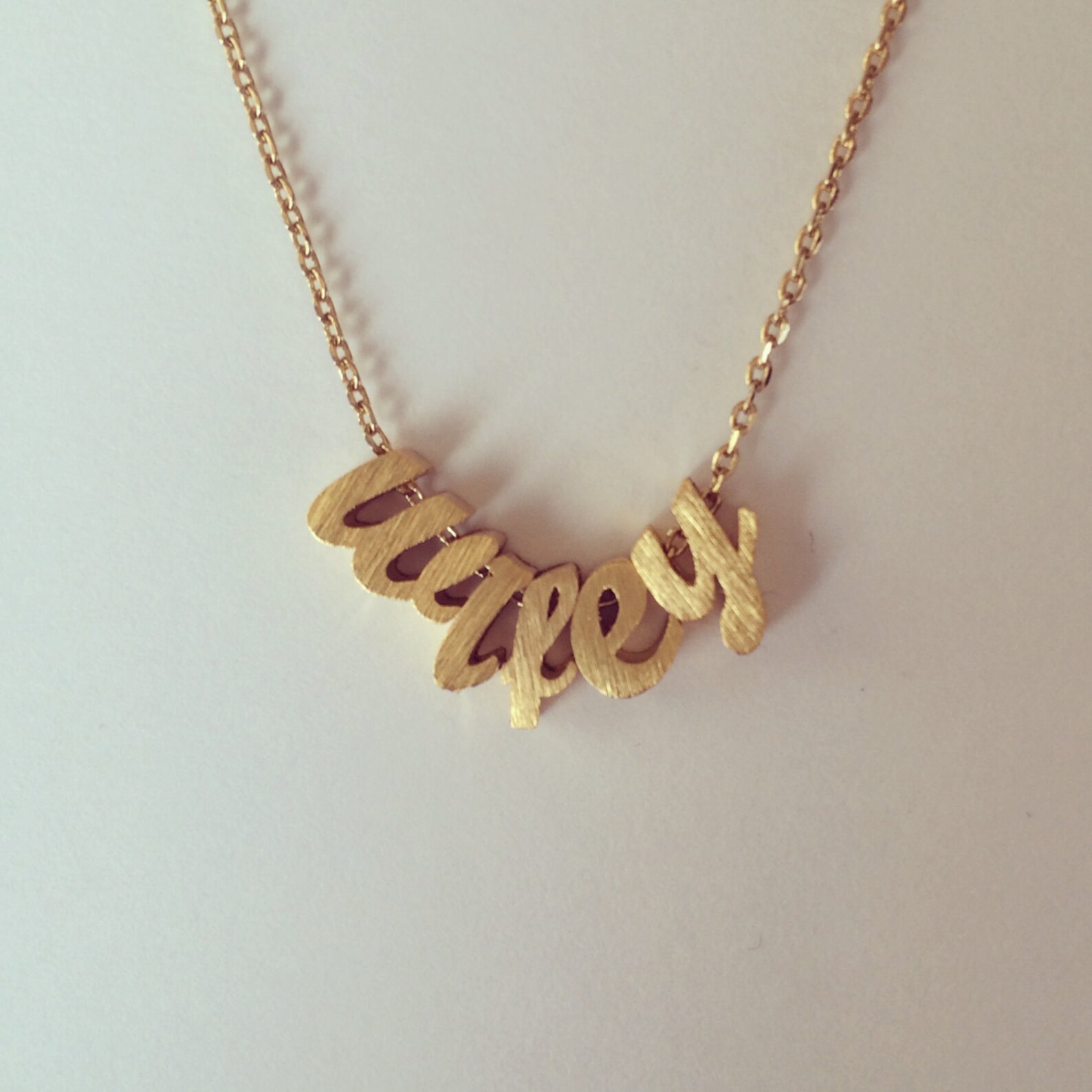 Tiny Gold Cursive Mommy ..gold Script Necklace...love Necklace - Etsy