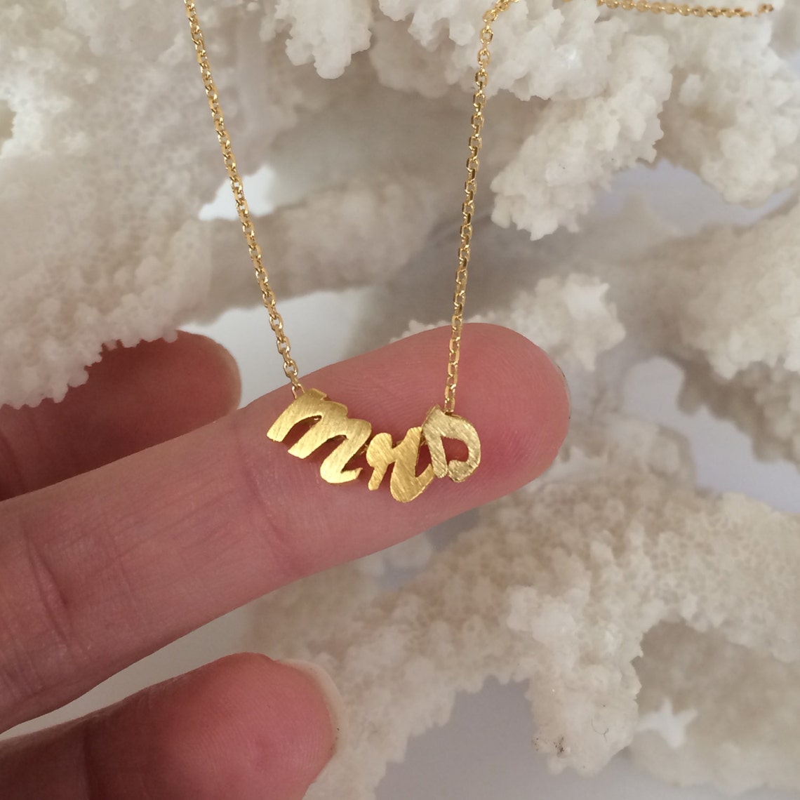 Tiny Gold Cursive mrs ..Gold script Necklace...Love Necklace | Etsy
