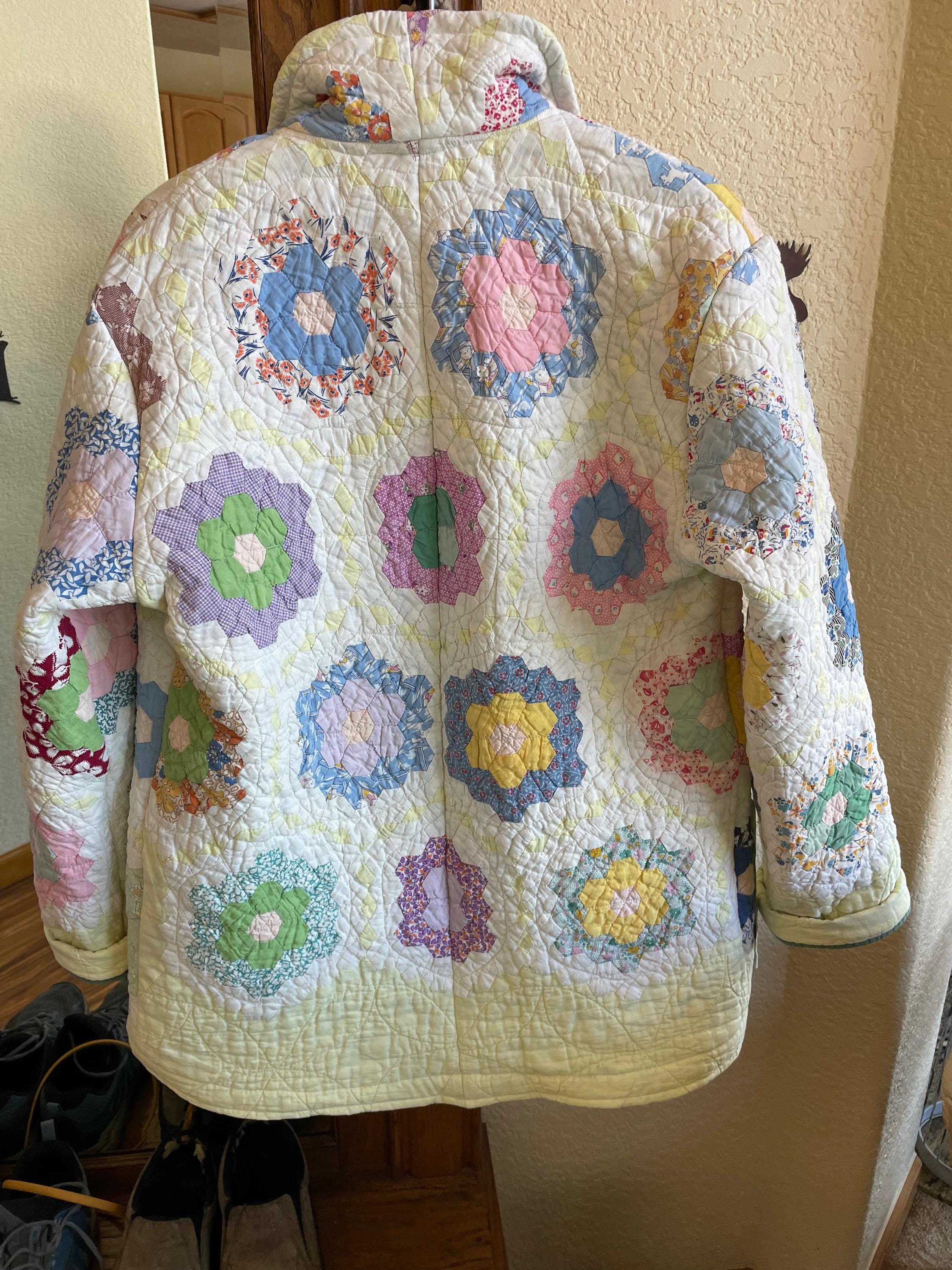 Vintage Quilted Jacket - Etsy