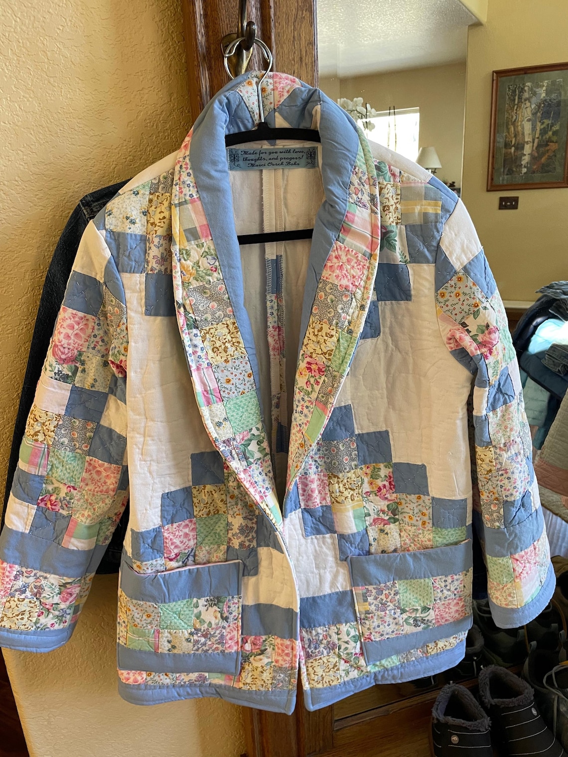 Vintage Quilted Jacket - Etsy