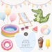 Pool Party Watercolor Clipart Set - Party Clipart - Summer Party ...