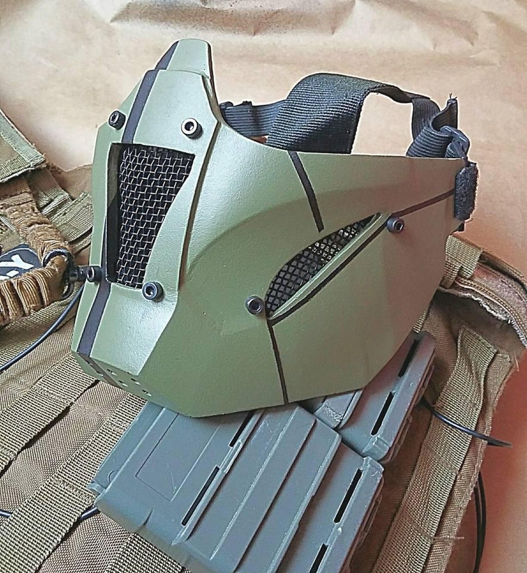 Airsoft Mask 3D Printed PLA Unpainted Unassembled KIT Price. Price ...