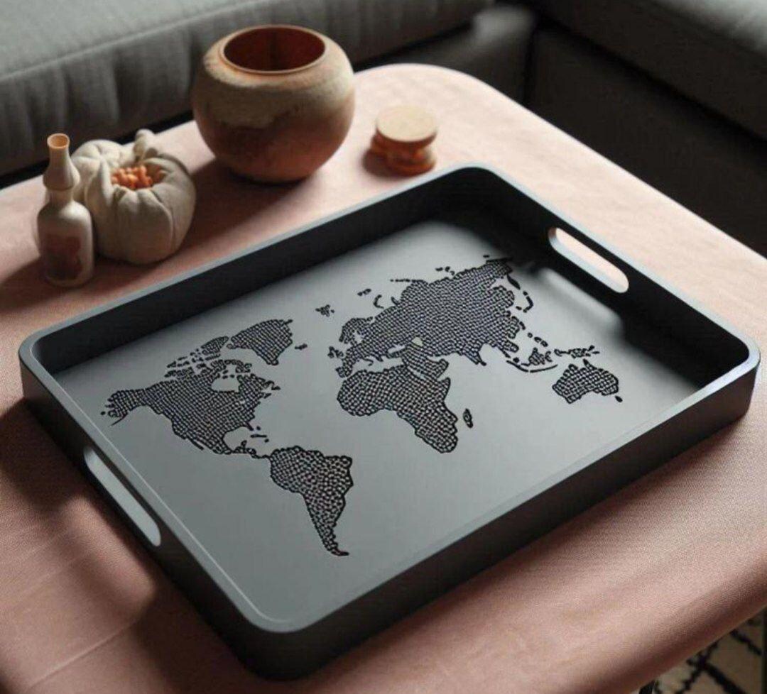 Custom Geography Tray 3D Printed Resin Unpainted Unassembled KIT - Etsy