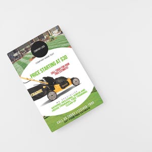 Editable 4x6 Lawn Care Flyer - Etsy