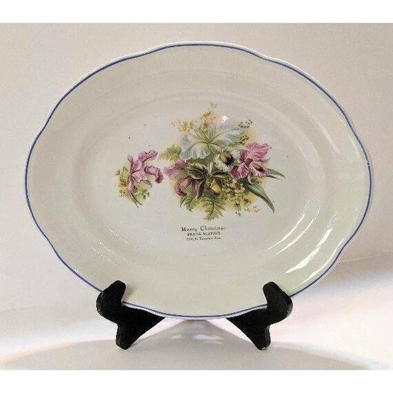 Vintage Ironstone Serving Platter Cook Trenton Pottery - Etsy