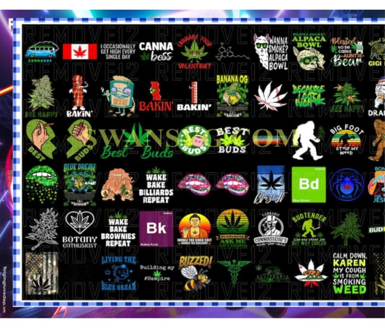 1000 Cannabis Png Designs, Bundle Png File, Dope Bundle, Smoke Weed Png ...