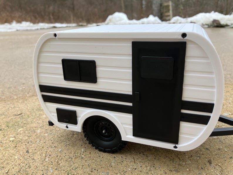 1/18 Scale Vintage Style Camper - Designed for Mini RC Trucks - Etsy