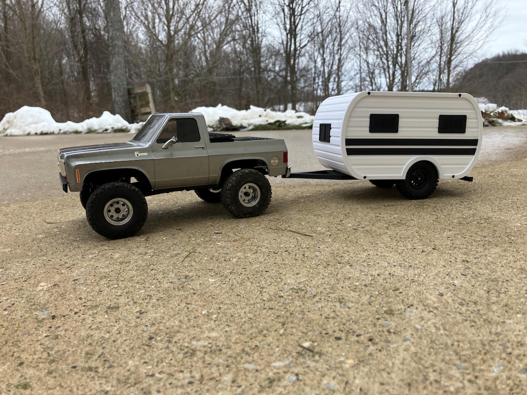 1/18 Scale Vintage Style Camper - Designed for Mini RC Trucks - Etsy