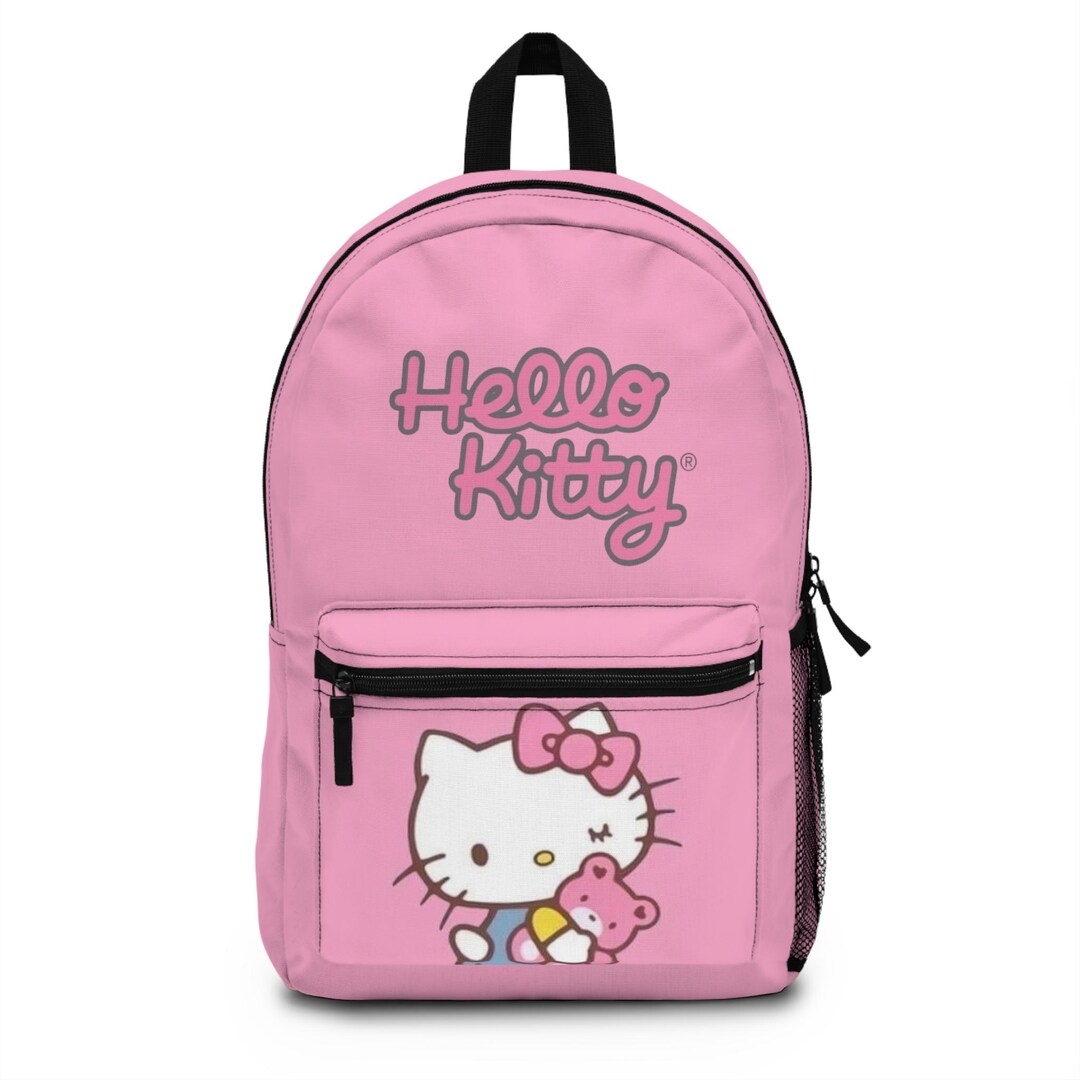 Hello Kitty Pink Backpack, Cute School Bag, Kids' Backpack, Cat Lover ...