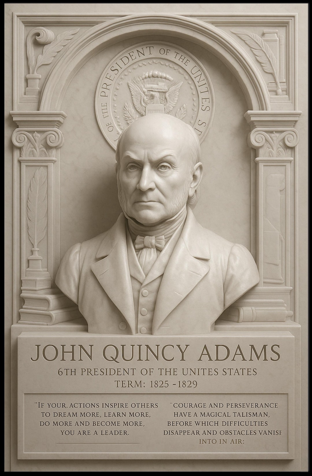 John Quincy Adams 6th President Poster - Etsy