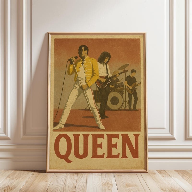 Queen Band Poster - Etsy