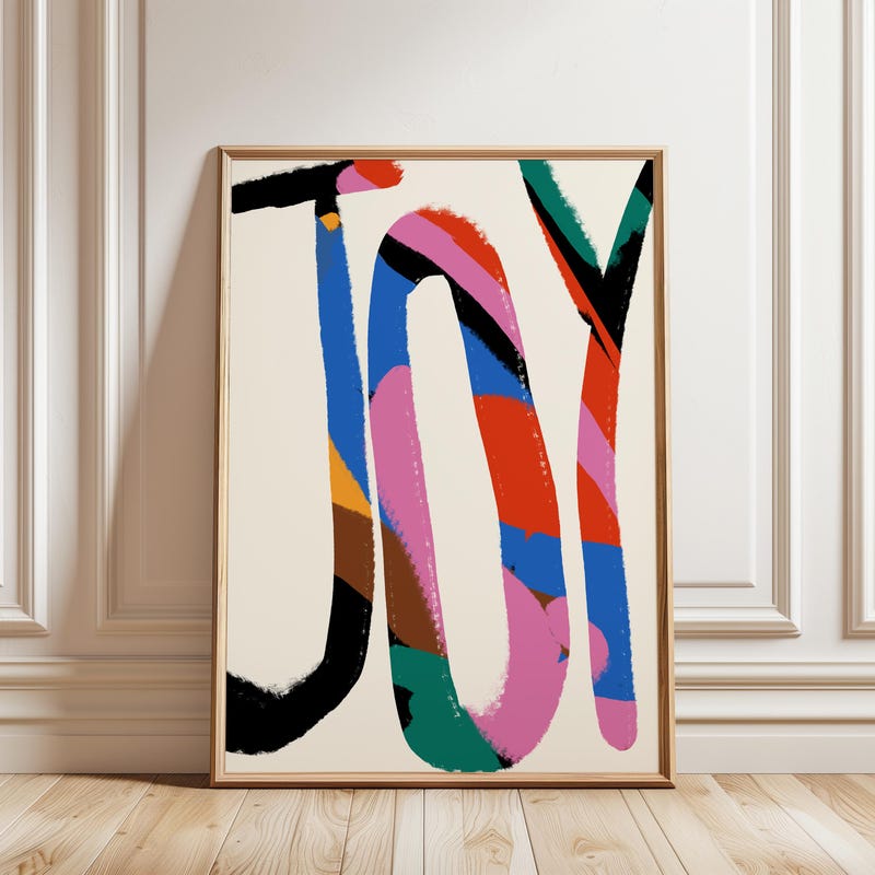 Painting With Word Joy - Etsy