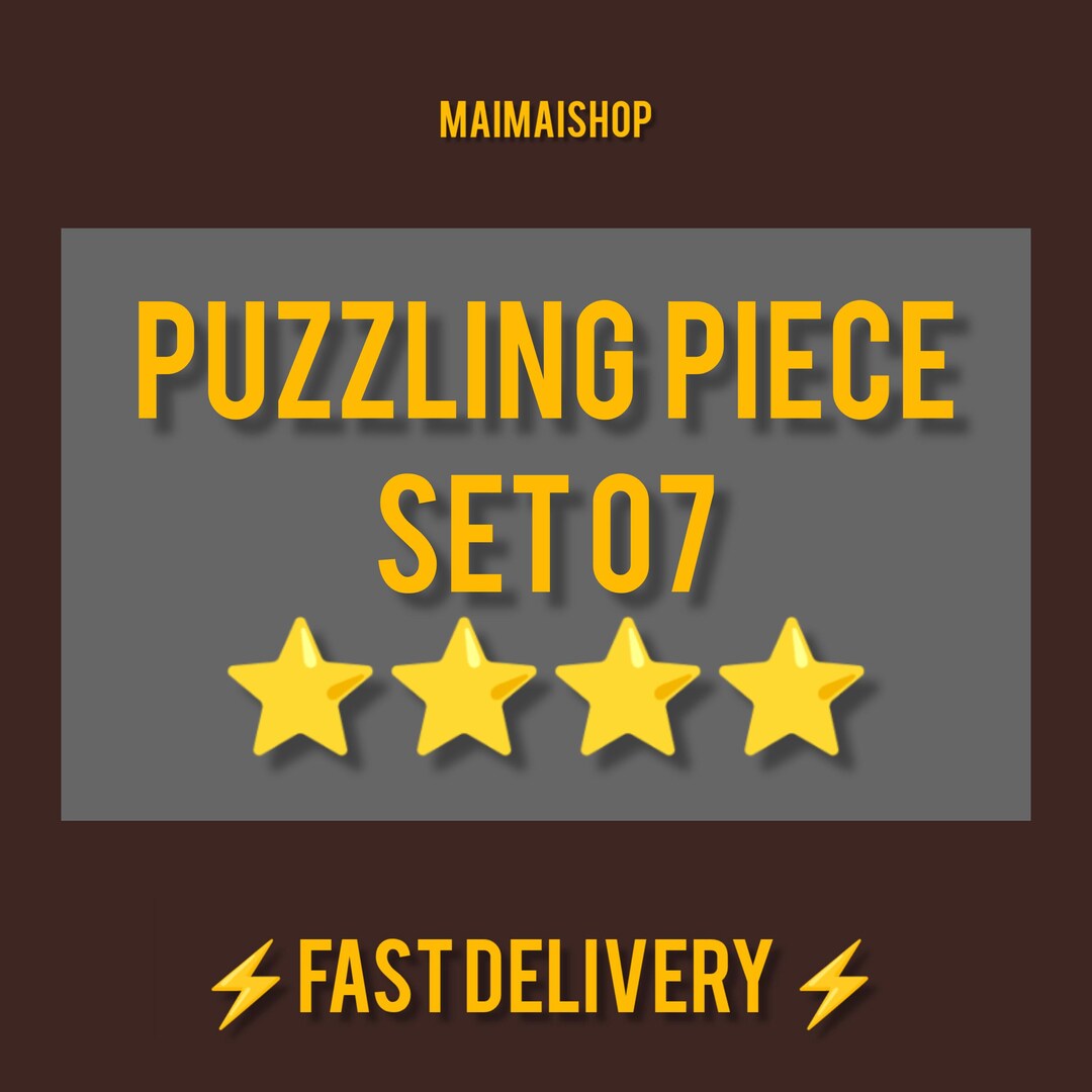 Puzzling Piece Monopoly_go Set 07 Sticker Jingle Joy Fast Delivery - Etsy