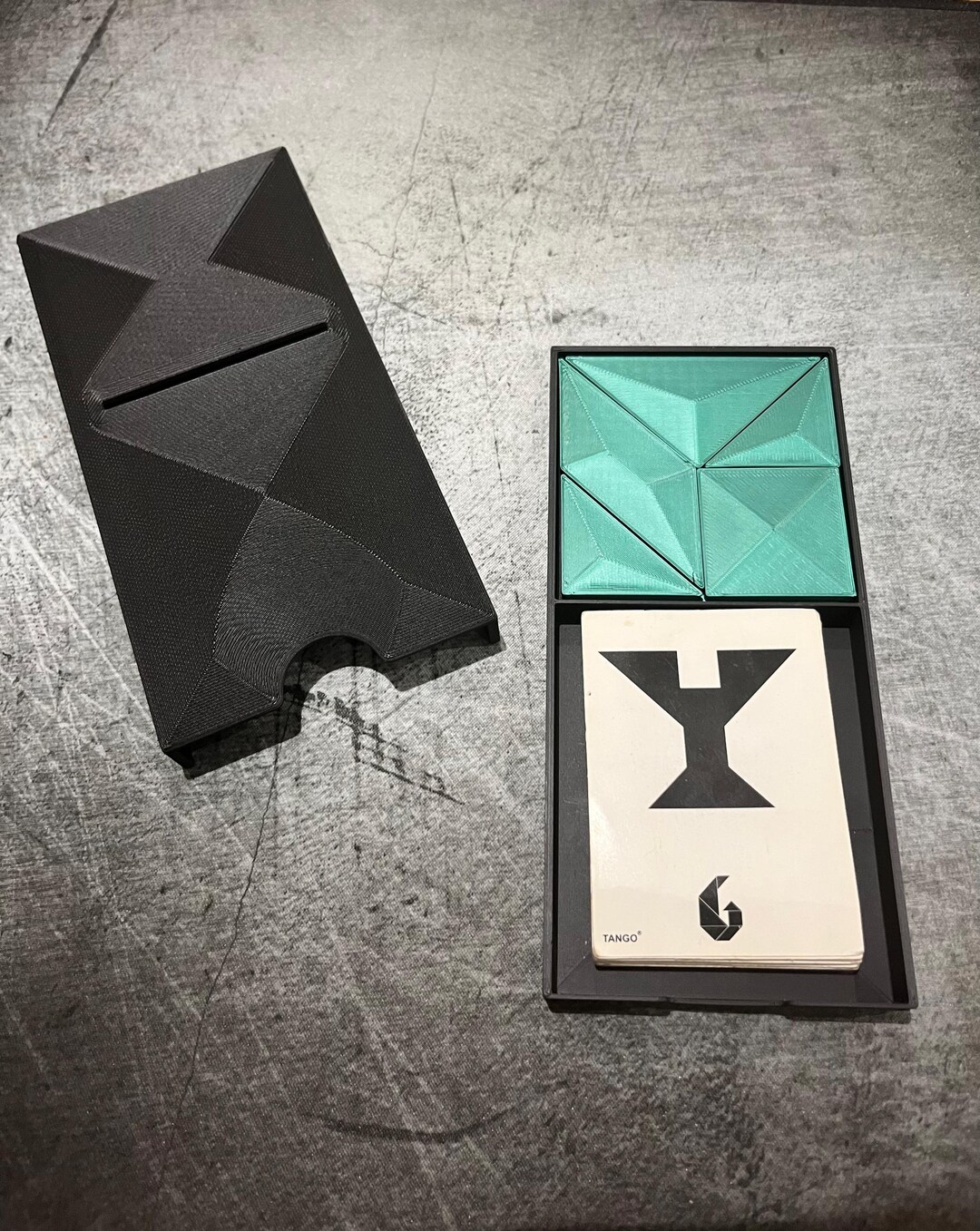 Double Tangram Puzzle Set - Etsy