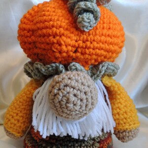 Crochet Pumpkinhead Autumn Gnome Halloween Thanksgiving Fall Colors ...