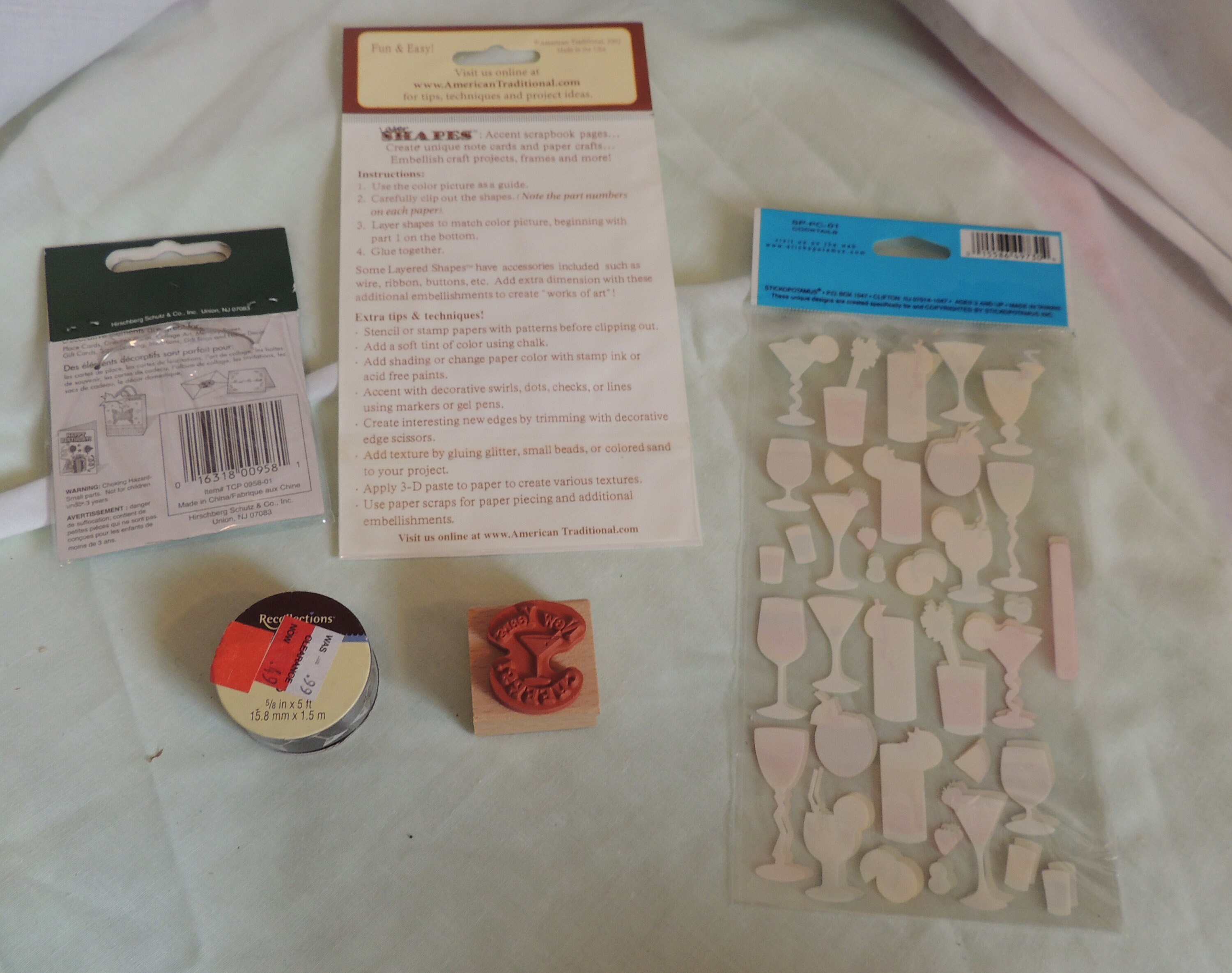 Rubber Stamps Stickers Cheers Wine Time Alcoholic Beverage Cocktails ...