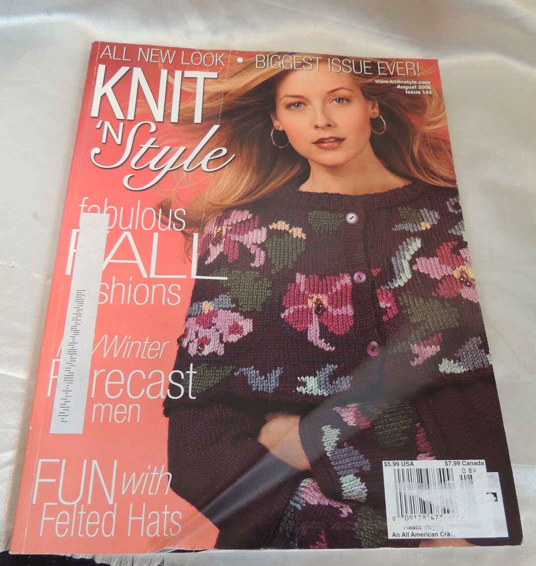 Knit 'N Style Magazine August 2006 - Etsy