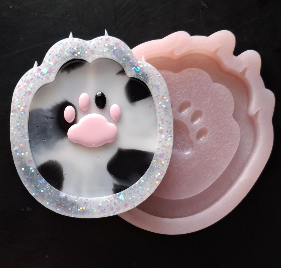 Tray Mold - Adorable Cat Paw Silicone Mold / Pre-domed Toe Bean - Etsy