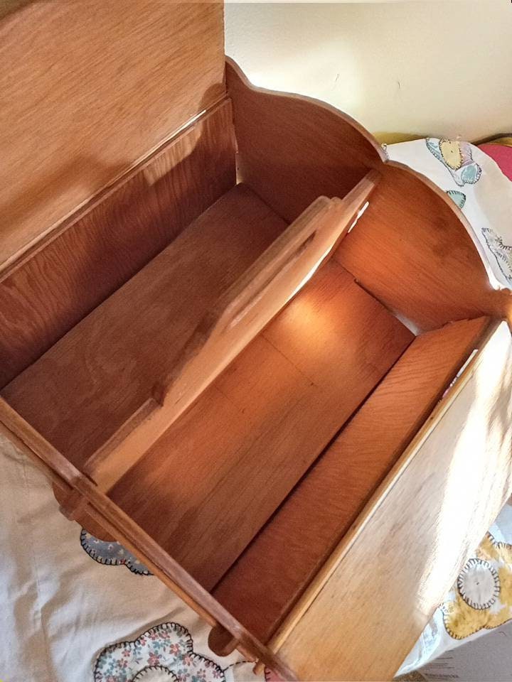 Vintage Hand Crafted Wood Sewing Caddy Craft Caddy Knit Caddy - Etsy