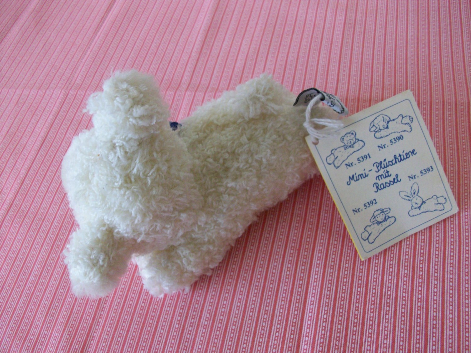 German Plush Lamb Rattle/nursery Toy From the Museum Collection by Die ...