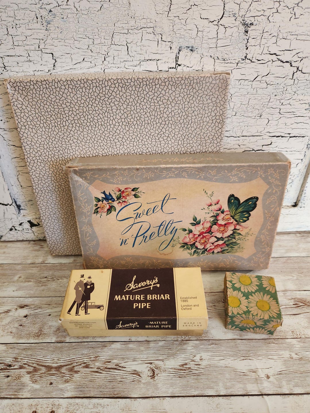 Set of 4 Vintage Cardboard Boxes 1940s, 1950s - Etsy