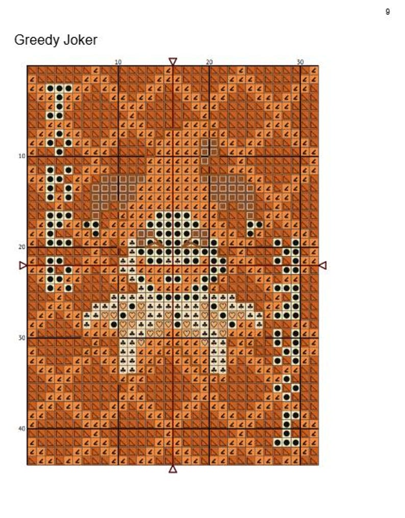 Every Joker in Balatro Cross Stitch Pattern DMC Anchor Tyche Special ...