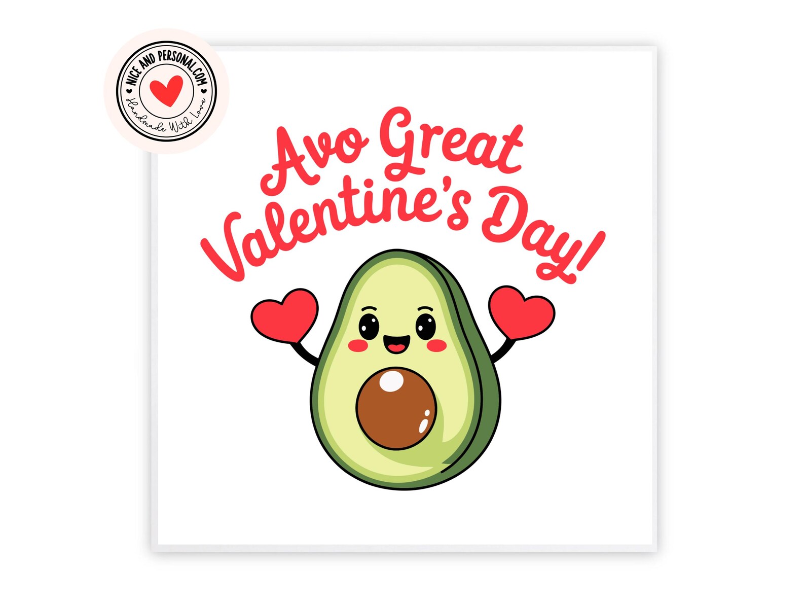 Avo Great Day Avocado Card | Valentine's Day Card for Him, Her, Husband ...