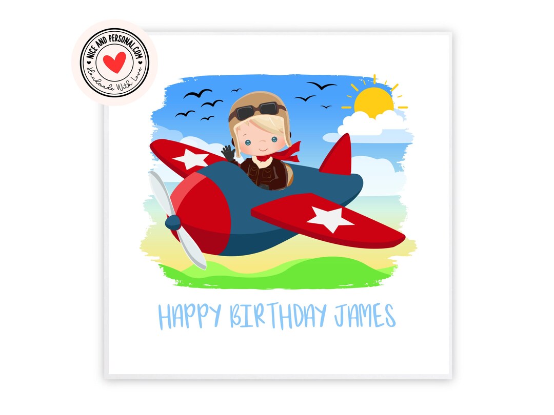 Pilot Card, Airplane Card, Aeroplane Card | Congratulations, Good Luck ...